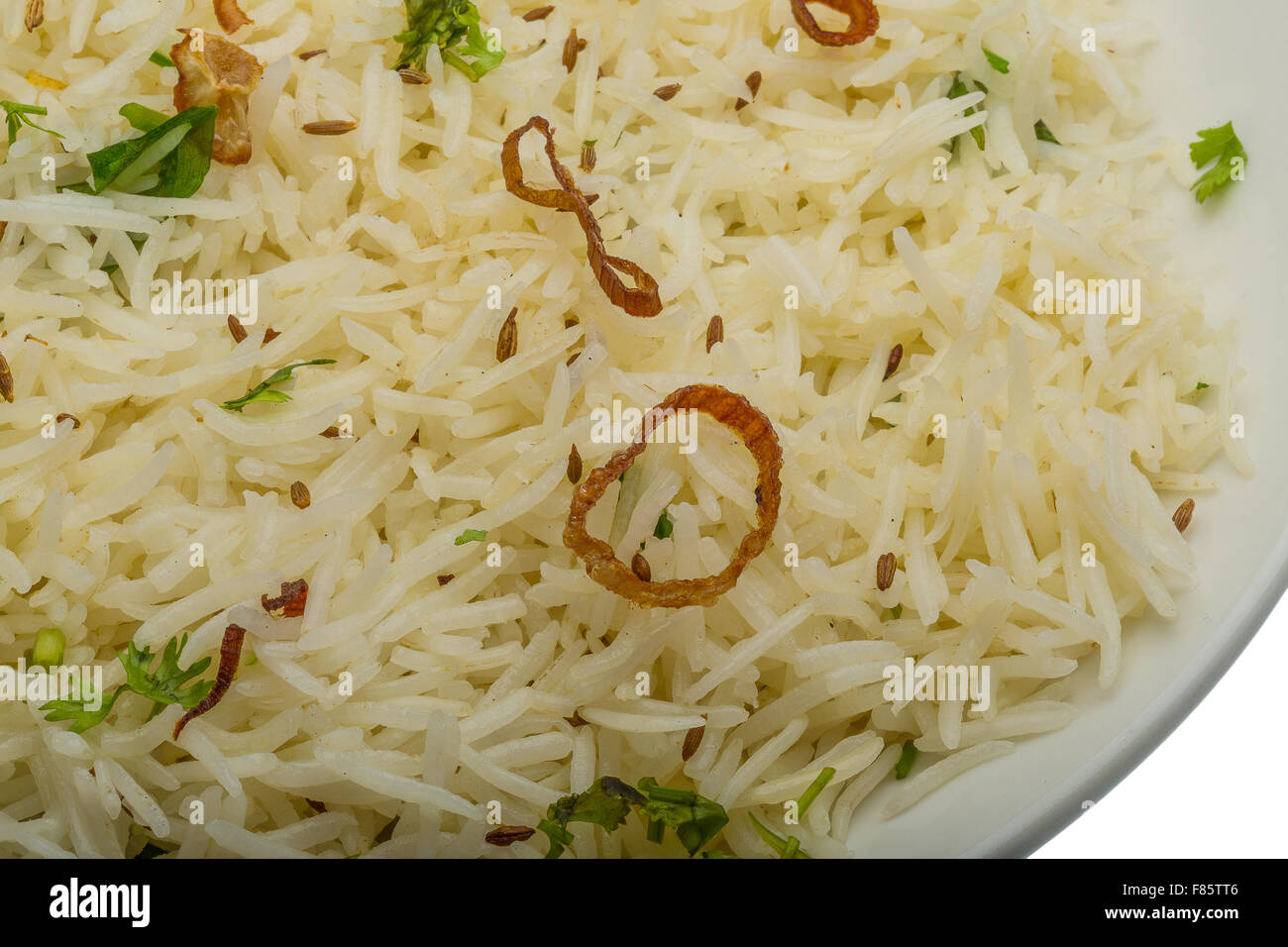 Cumin rice - indian famous rice Stock Photo - Alamy