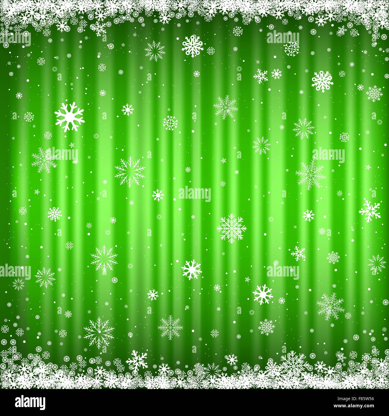 The green snowy background Stock Vector Image & Art - Alamy