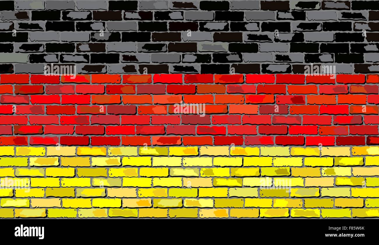 Building the german wall Stock Vector Images - Alamy