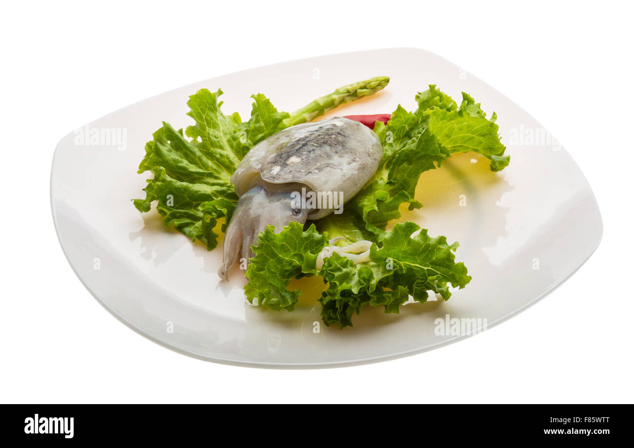 Raw cuttlefish ready for cooking Stock Photo - Alamy