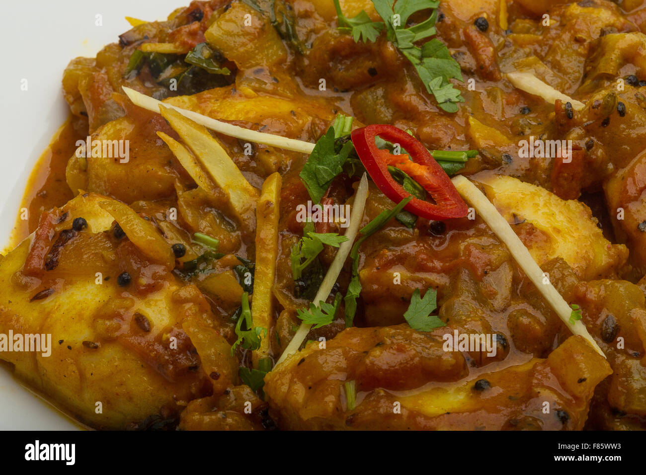Fish masala - traditional Indian food Stock Photo - Alamy