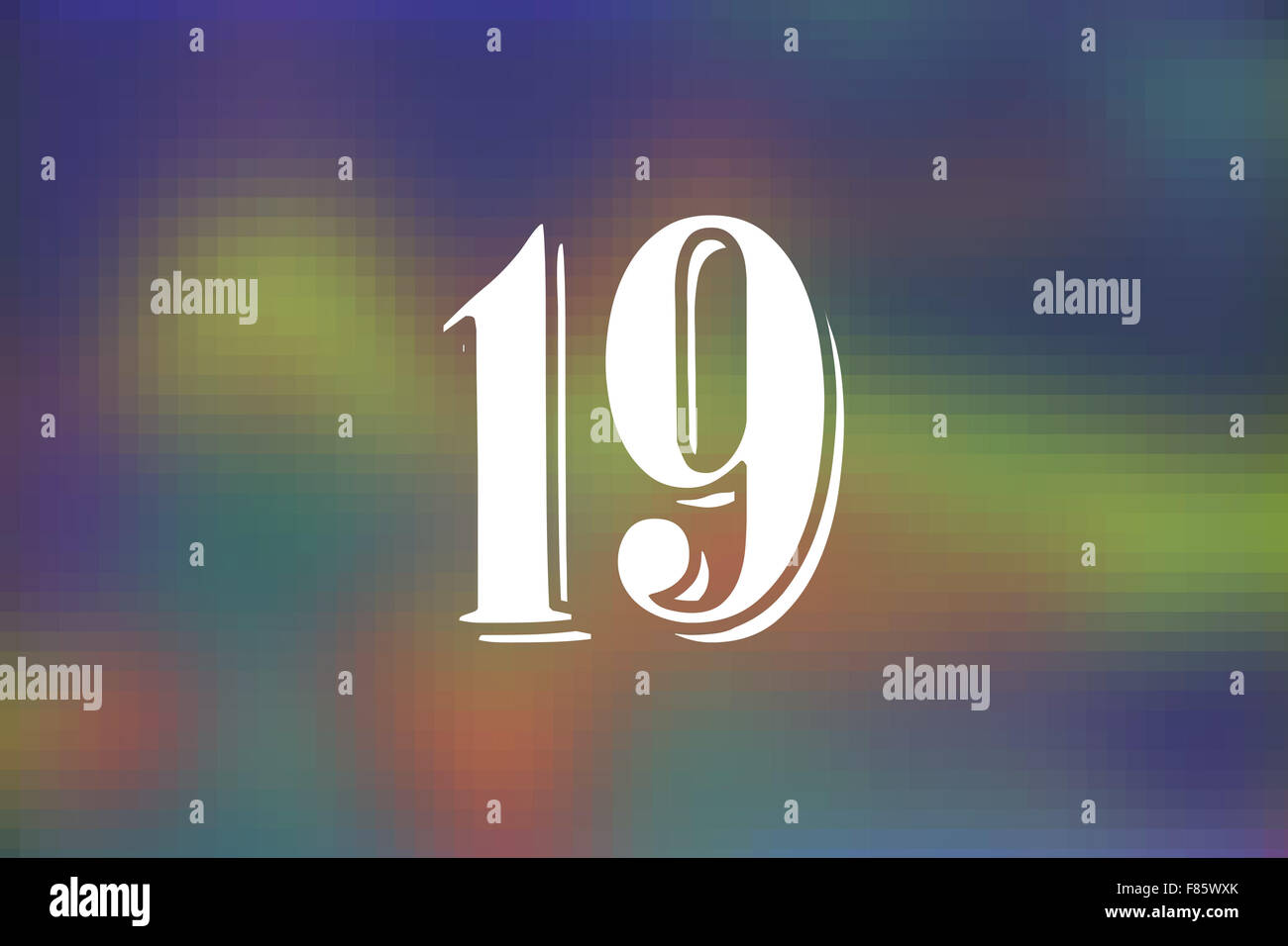 Number Nineteen High Resolution Stock Photography and Images - Alamy