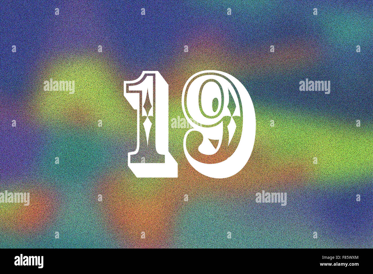 Artistic number hi-res stock photography and images - Alamy