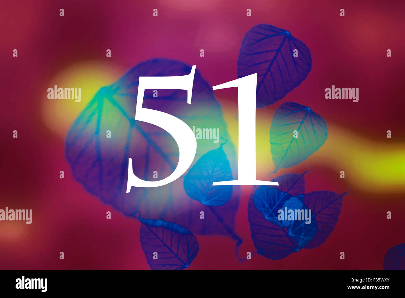 number fifty one Stock Photo - Alamy
