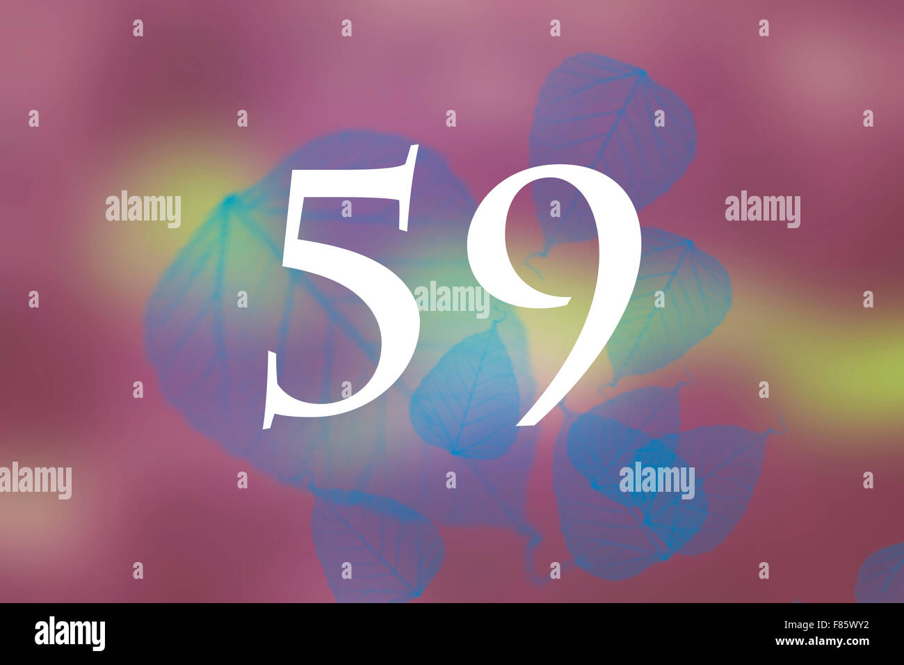 number fifty nine Stock Photo - Alamy