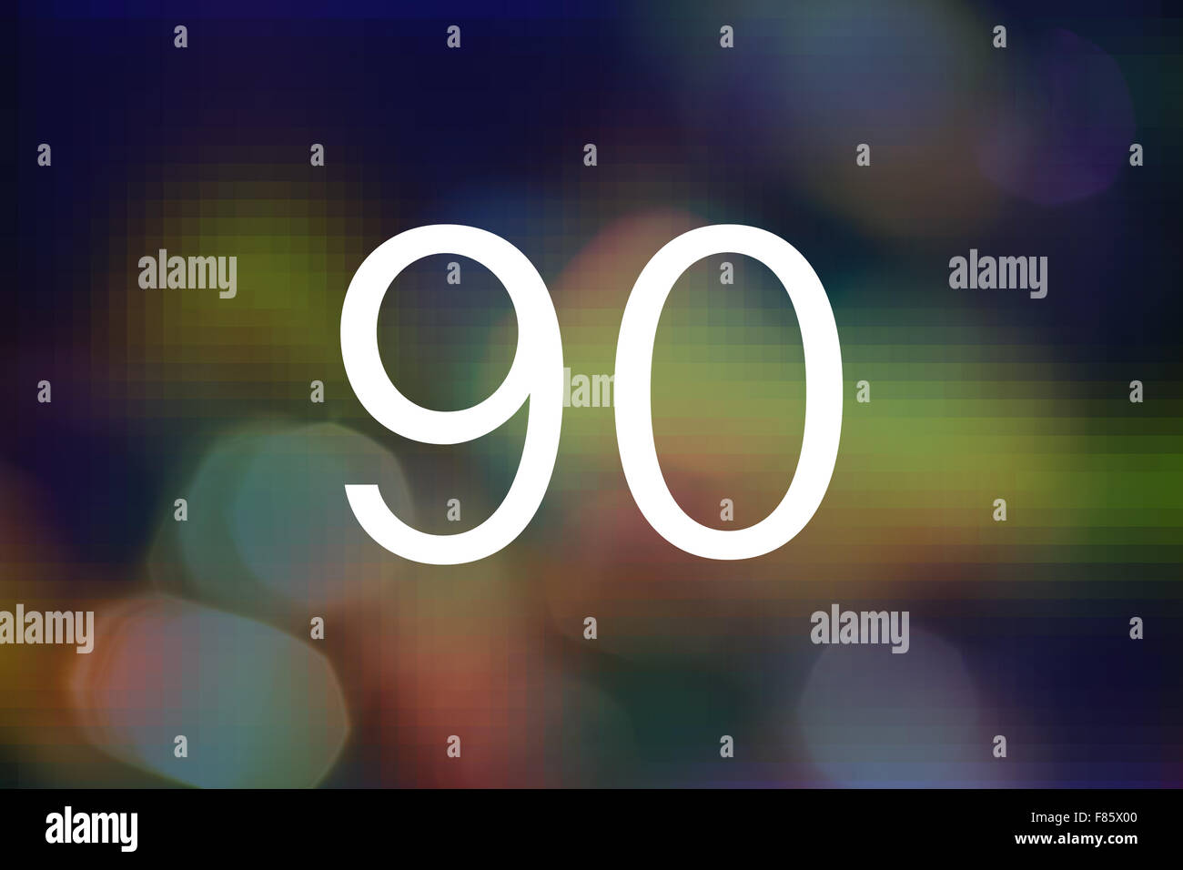 Ninety numbers hi-res stock photography and images - Alamy