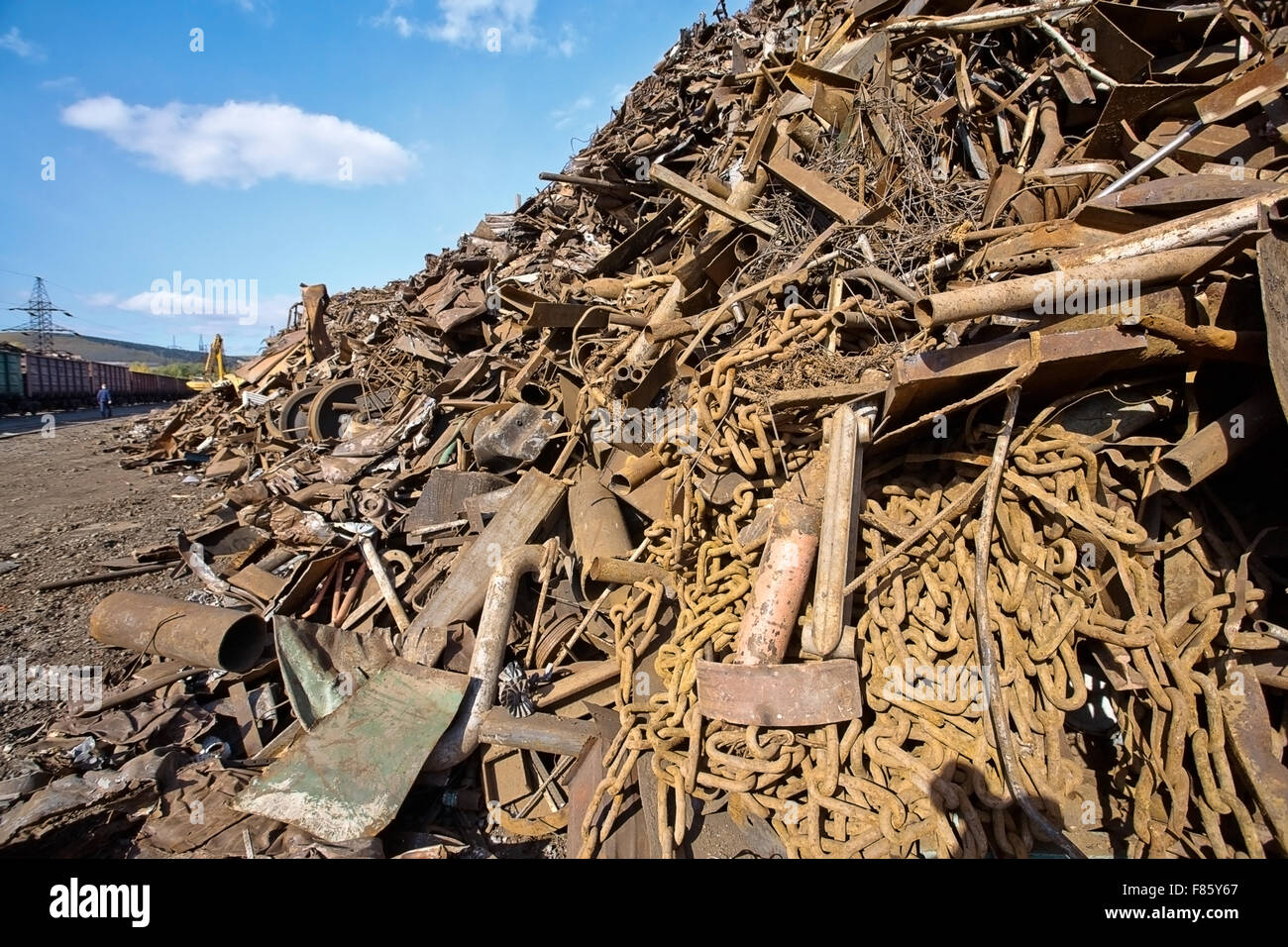 pile of rusty metal Stock Photo - Alamy