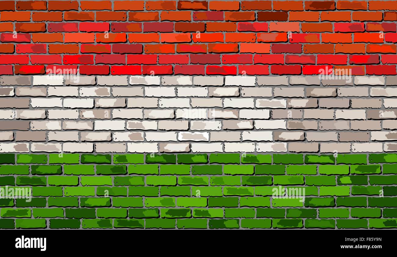 Brick wall pattern in Stock Vector Images - Alamy