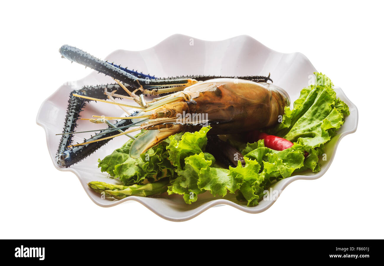 Big Freshwater prawn ready for cooking Stock Photo - Alamy