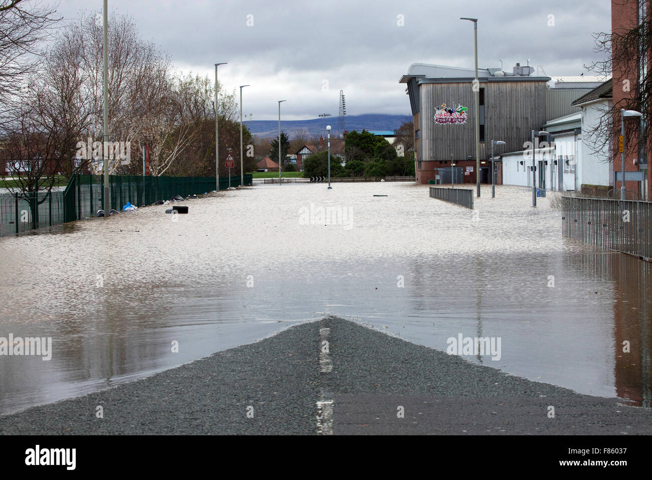 Carlisle Floods. 6th December 2015. Carlisle, Cumbria, England, United ...