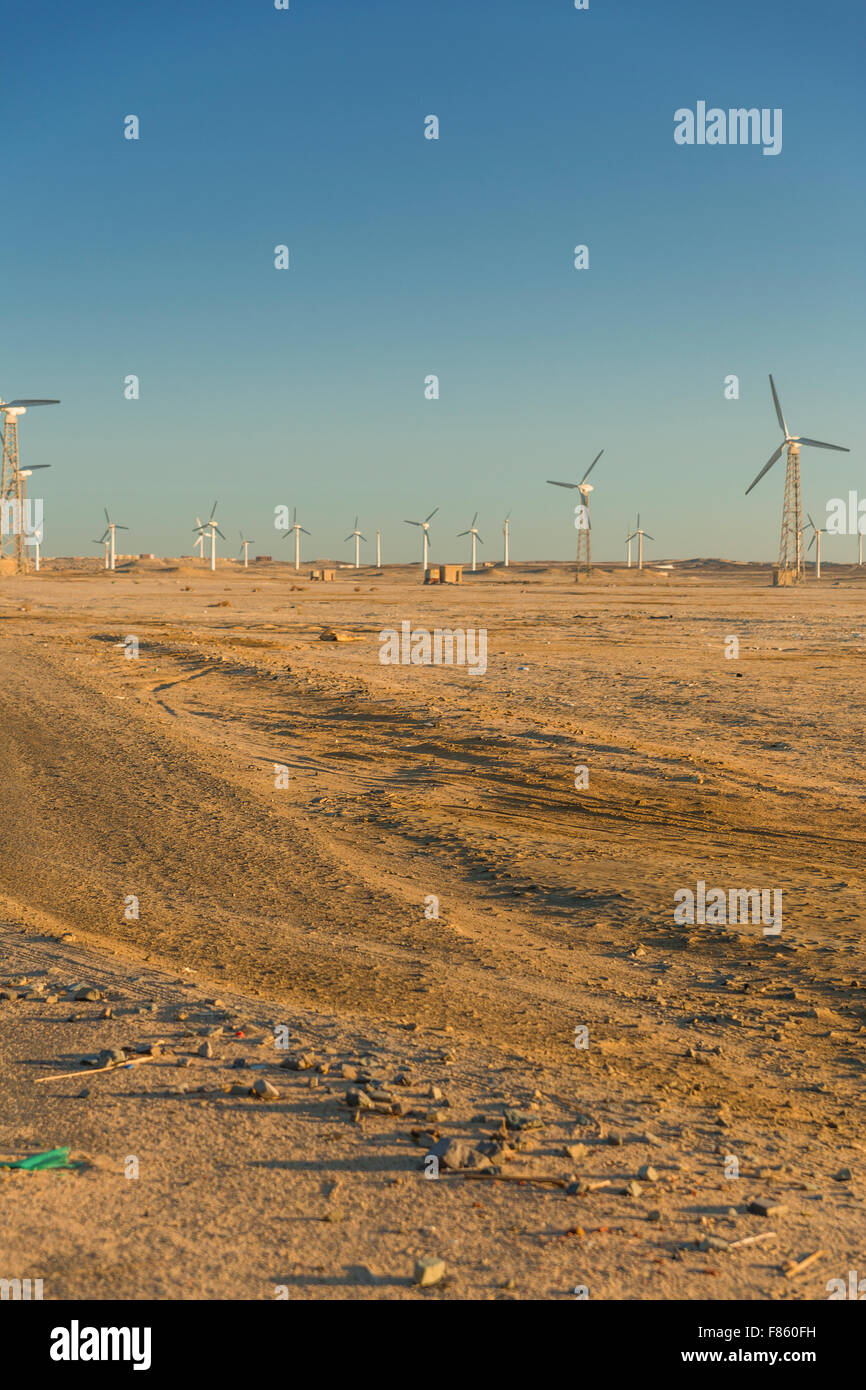 Wind farm in Egypt Stock Photo - Alamy