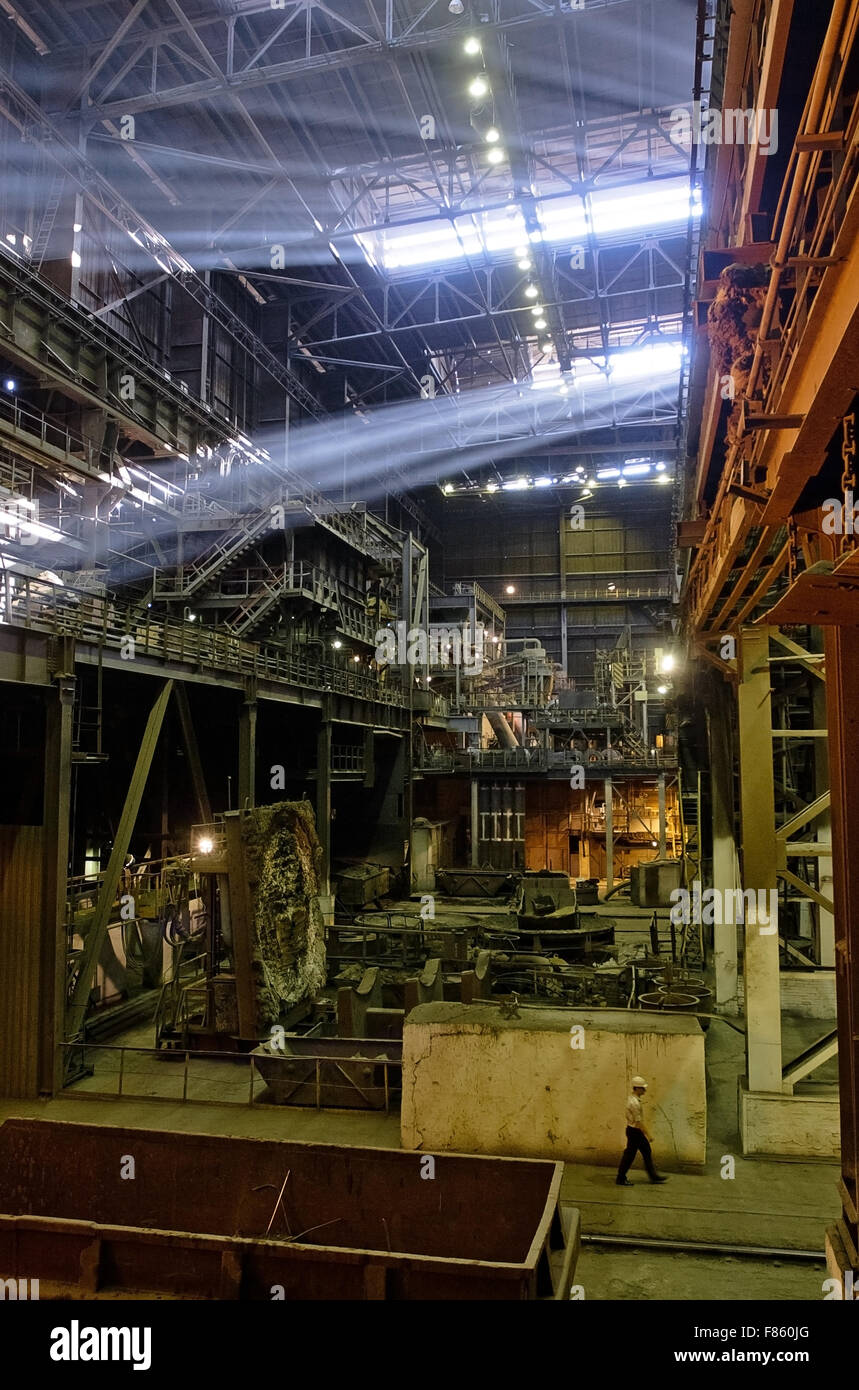 Structures inside workshop Stock Photo - Alamy