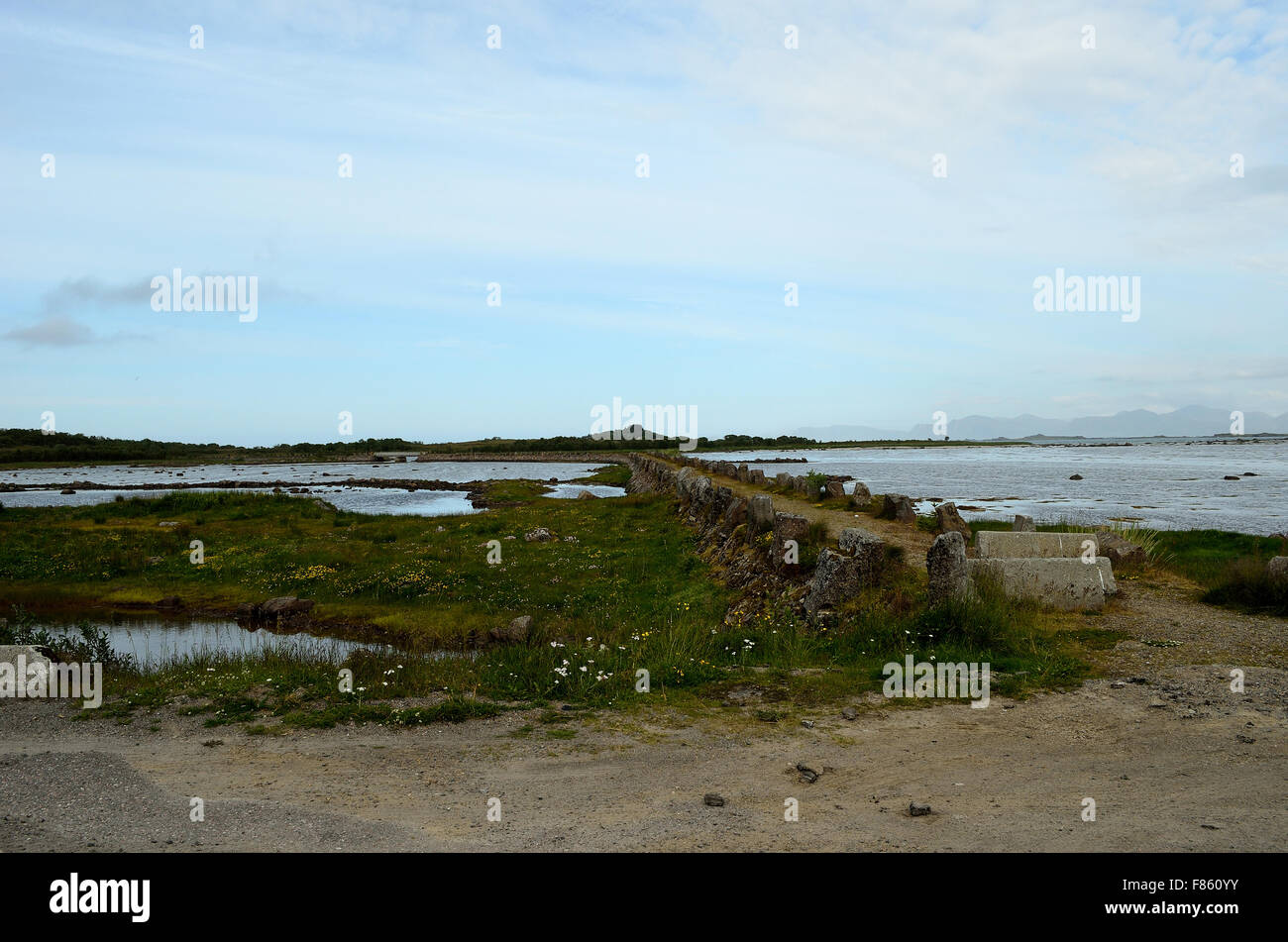 long road in sea Stock Photo - Alamy