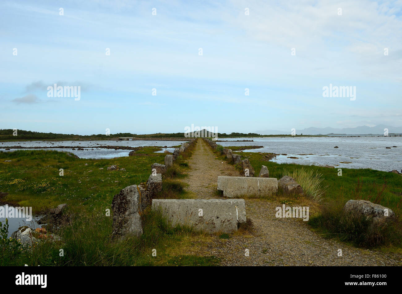 long road in sea Stock Photo - Alamy