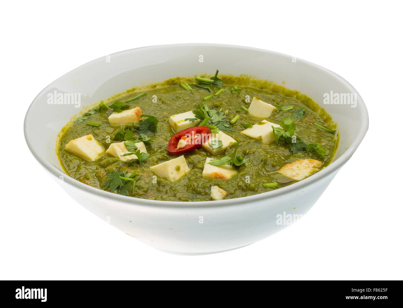 Sag Paneer - traditional Indian food Stock Photo - Alamy