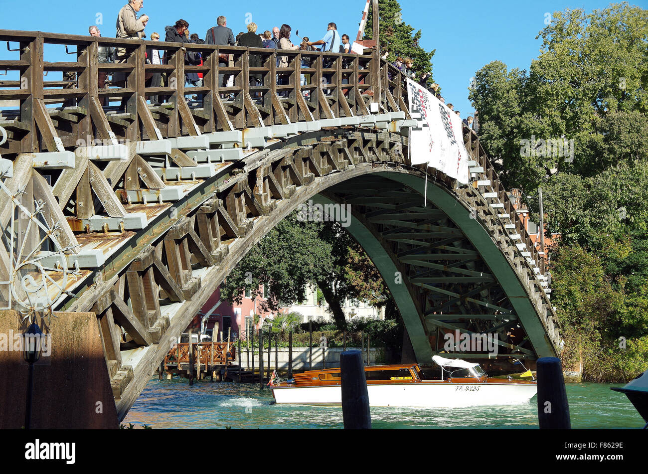 Venice, Italy, Accademia Bridge, Grand Canal Stock Photo - Alamy