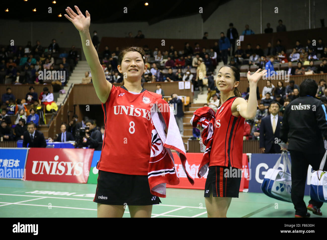 nd Yoyogi Gymnasium, Tokyo, Japan. 6th Dec, 2015. Ayaka Takahashi ...