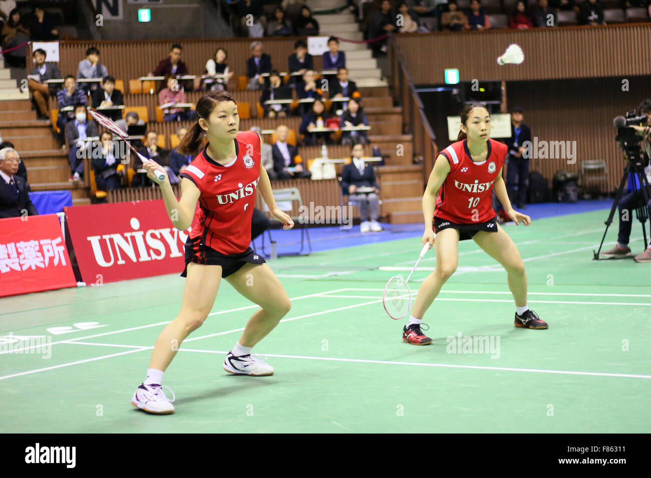 nd Yoyogi Gymnasium, Tokyo, Japan. 6th Dec, 2015. Ayaka Takahashi ...