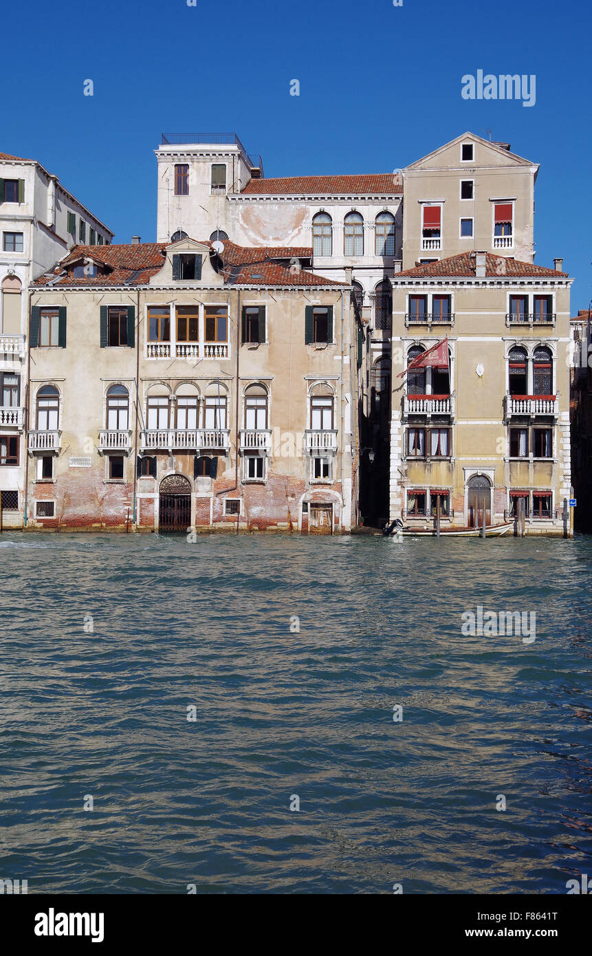 Venice Italy, Grand Canal, Benzon-Foscaro & Pisani Stock Photo - Alamy