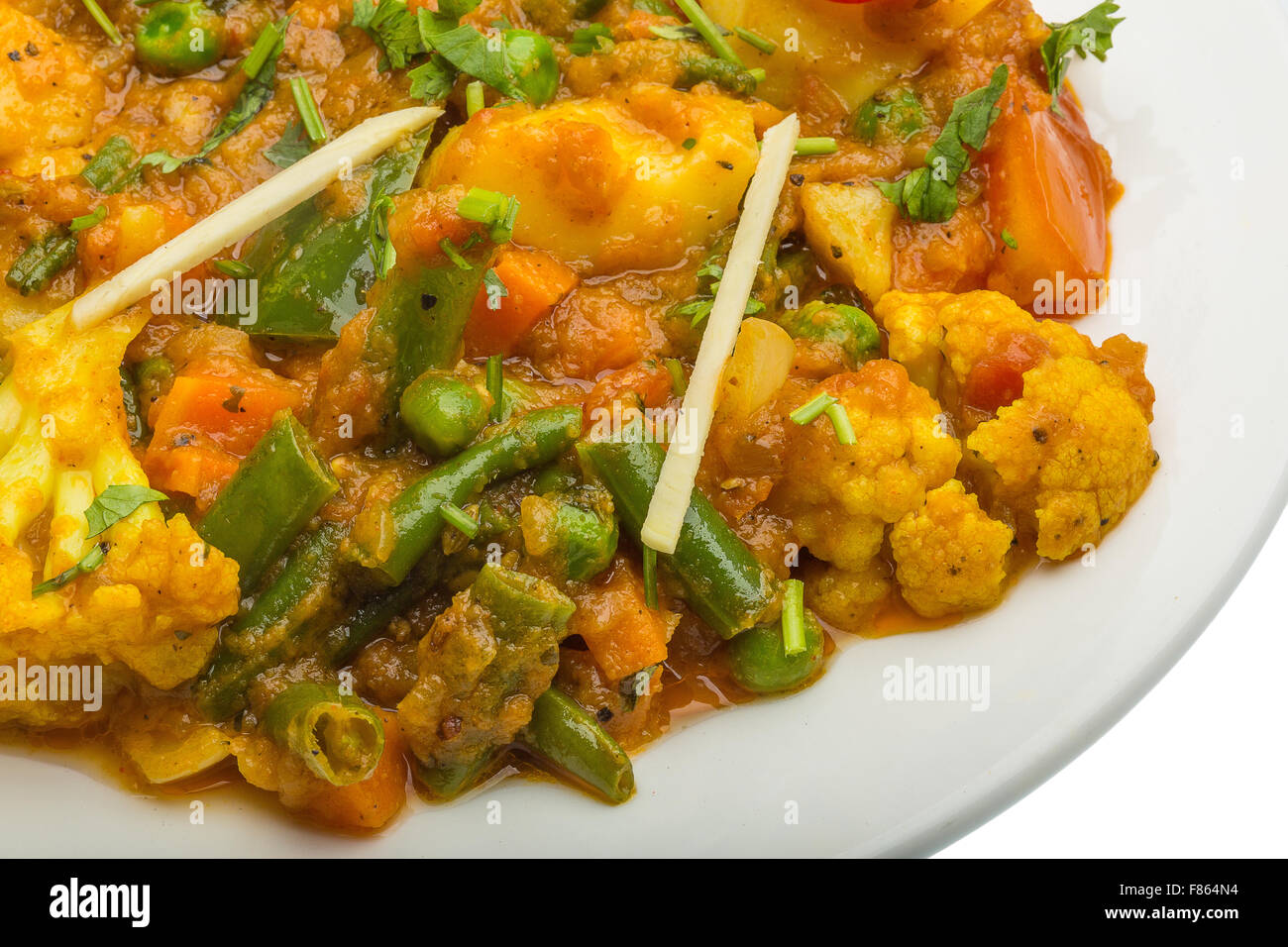 Mix vegetable masala - Indian traditional food Stock Photo - Alamy