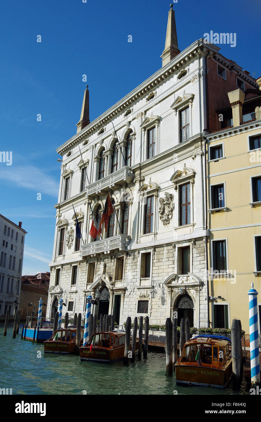 The Palazzo Balbi, a late Sixteenth century palace in Renaissance style ...
