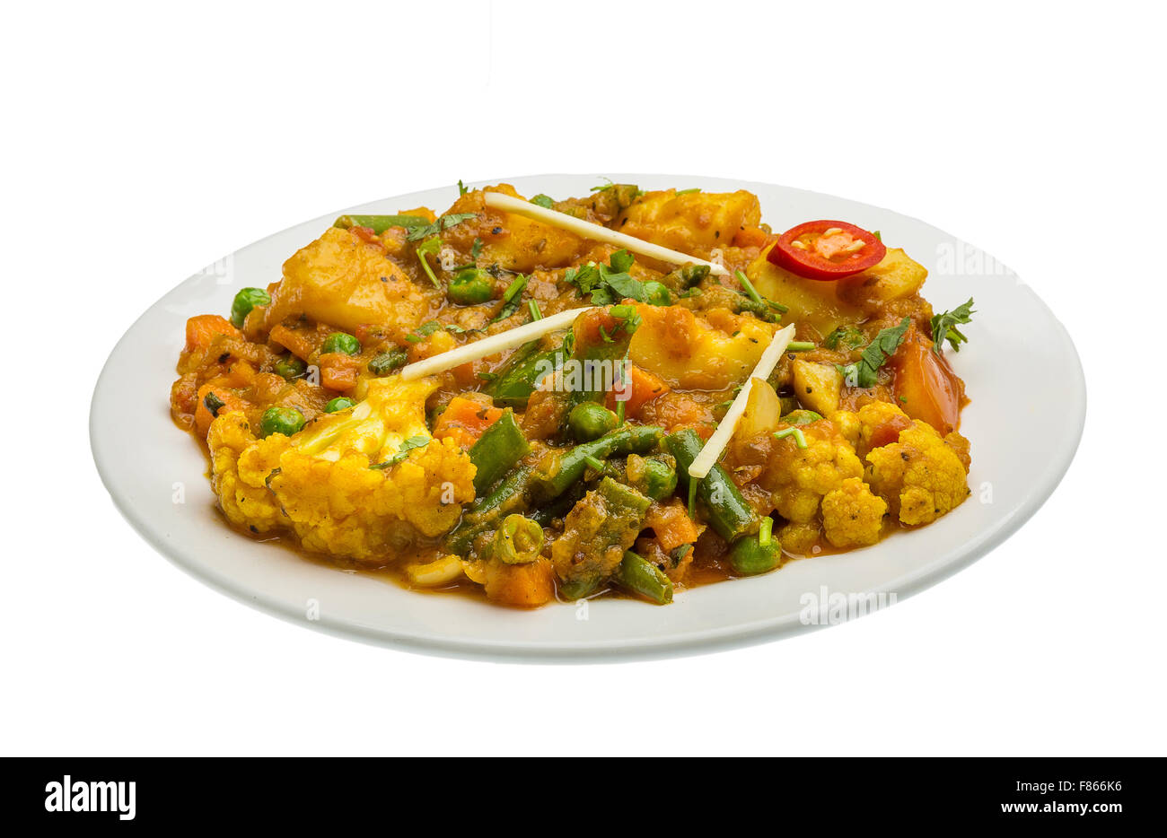 Mix vegetable masala - Indian traditional food Stock Photo - Alamy