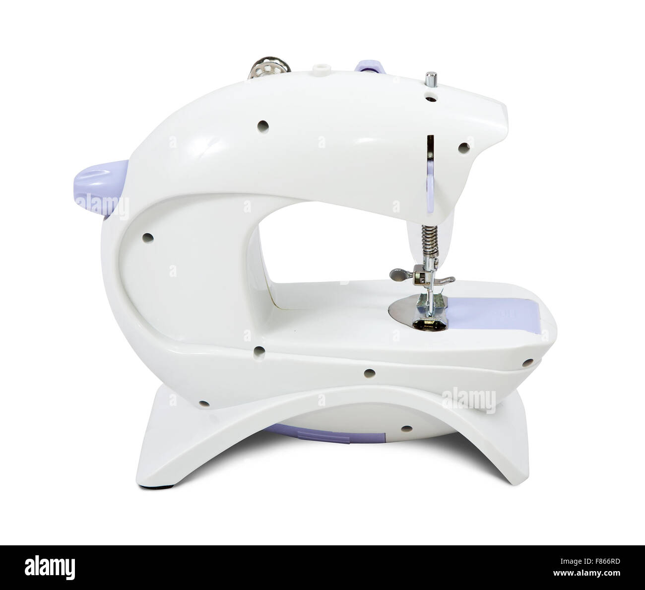 sewing machine. Isolated over white with clipping path Stock Photo - Alamy