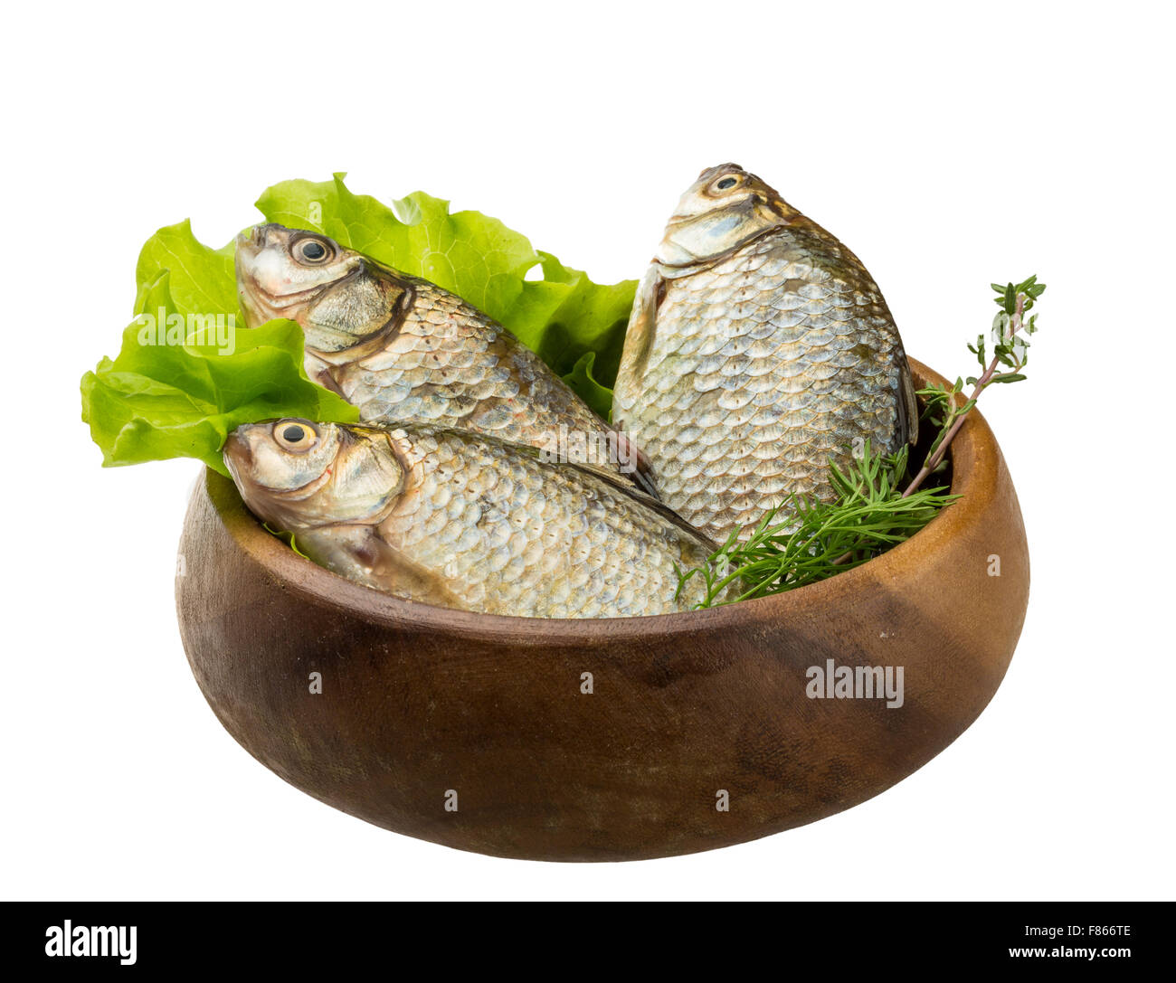 Raw Crucian fish - ready for cooking Stock Photo - Alamy
