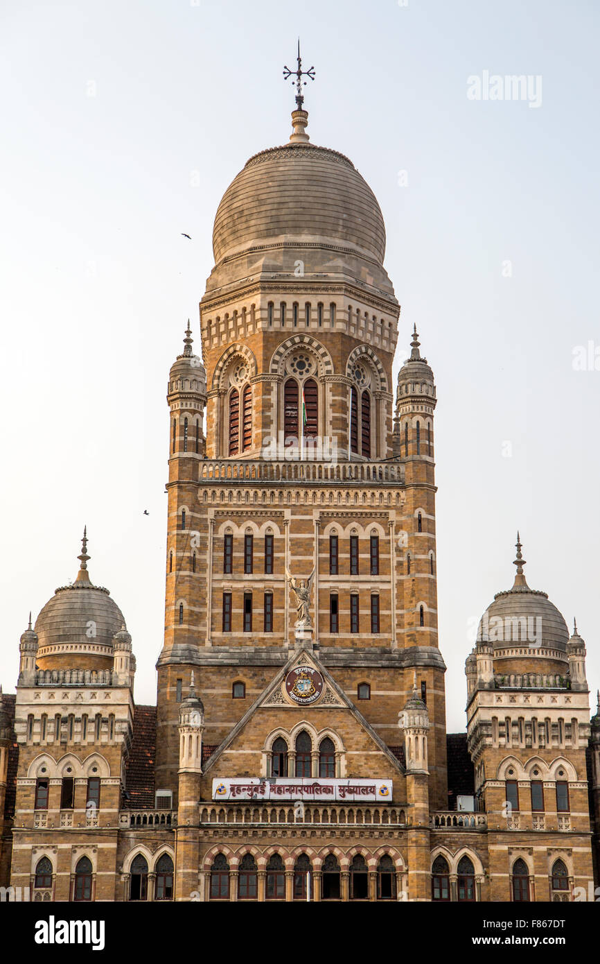 Municipal Corporation Building in Mumbai, India. This gothic building ...