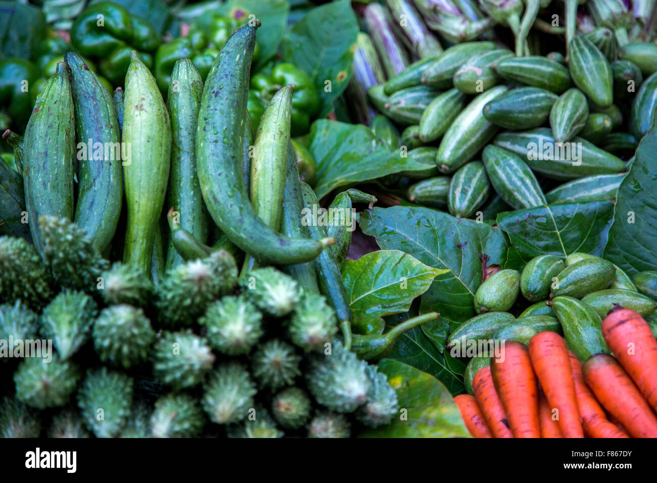 Vegetable on the market in Mumbai, India Stock Photo - Alamy