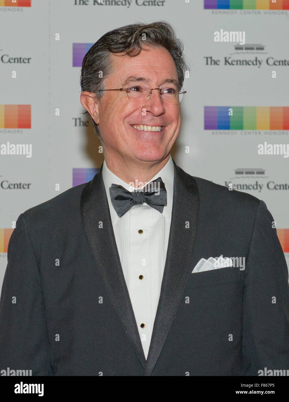 Stephen Colbert arrives for the formal Artist's Dinner honoring the ...