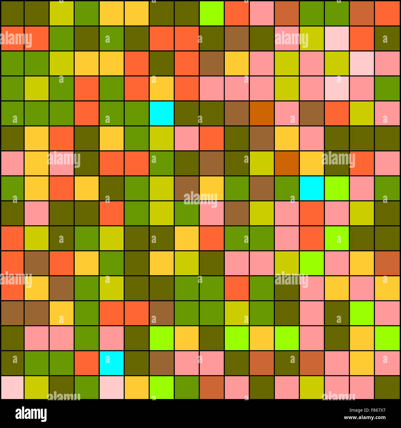 Coloured squares graphic hi-res stock photography and images - Alamy
