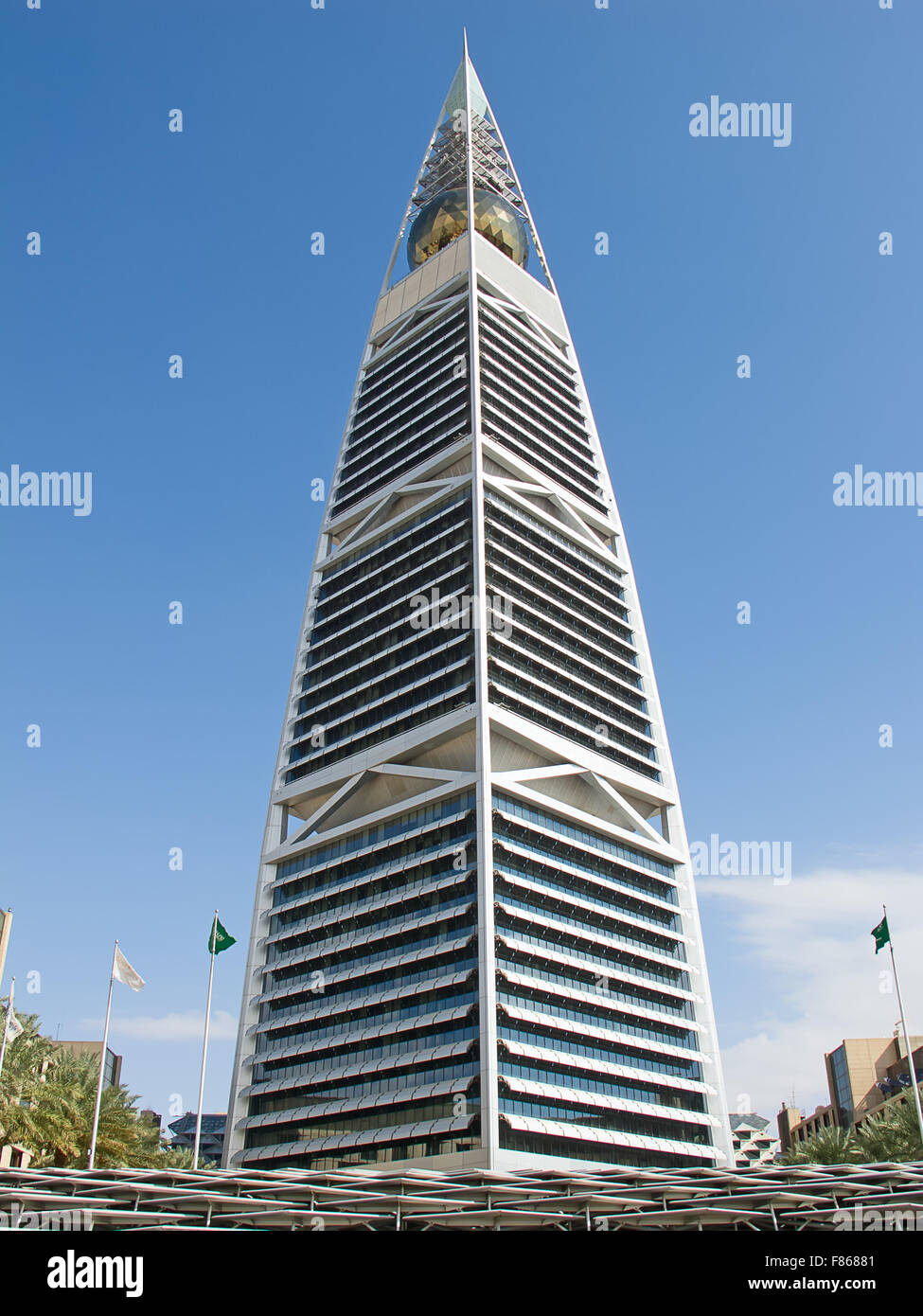 RIYADH - DECEMBER 22: Al Faisaliah tower facade on December 22, 2009 in ...