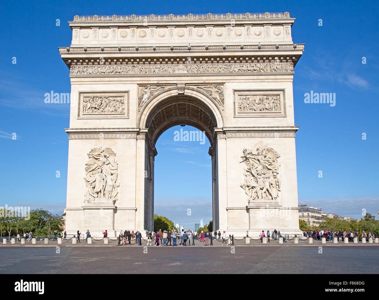 Famous Arc de Triomphe, Paris, France Stock Photo - Alamy