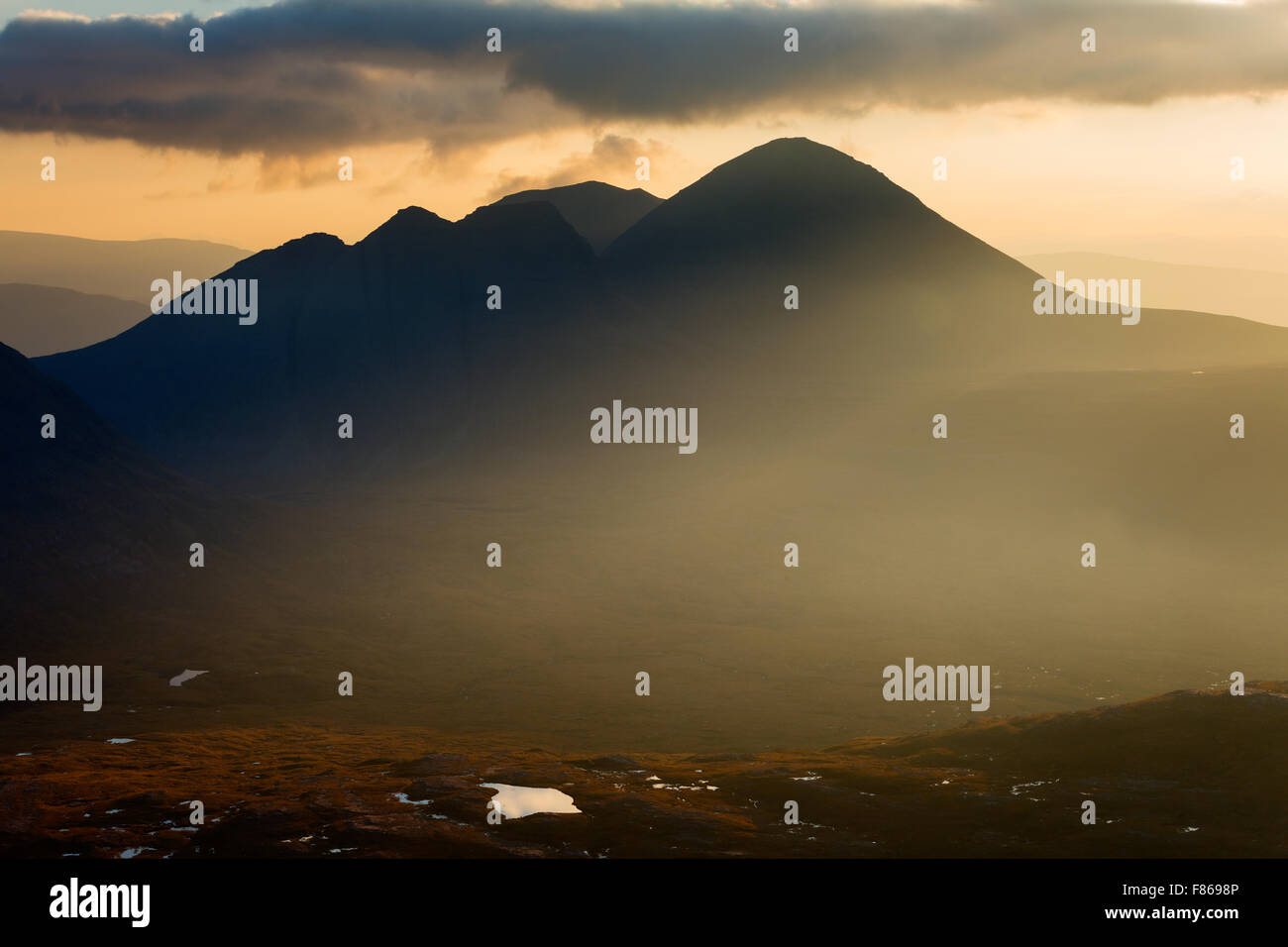 Horns of beinn alligin hi-res stock photography and images - Alamy