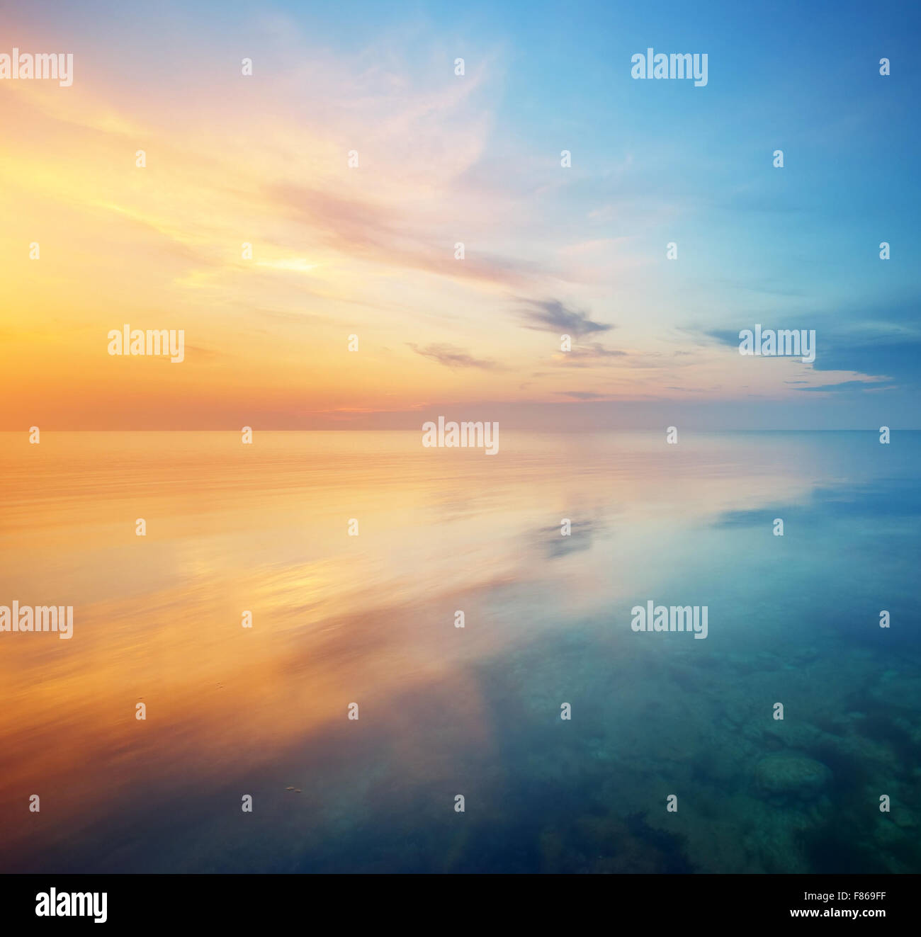 Beautiful seascape. Composition of nature Stock Photo - Alamy