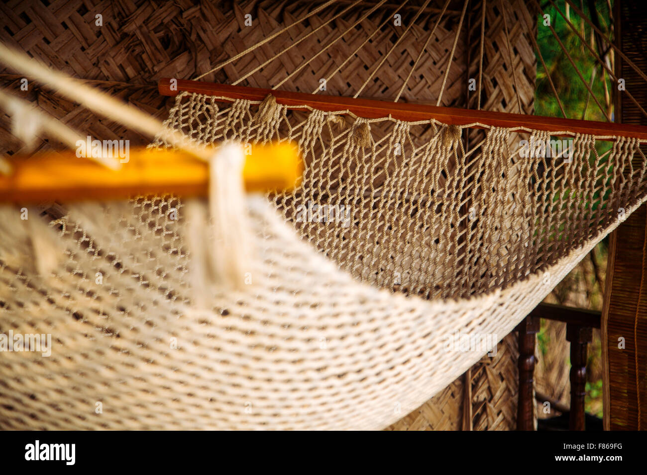 Mesh hammock in Agonda, Goa, India Stock Photo - Alamy