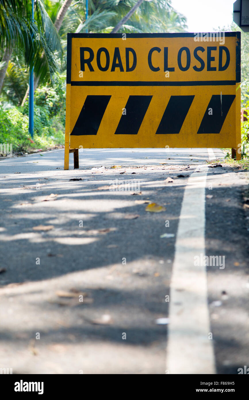 Road sign in Goa, India Stock Photo - Alamy