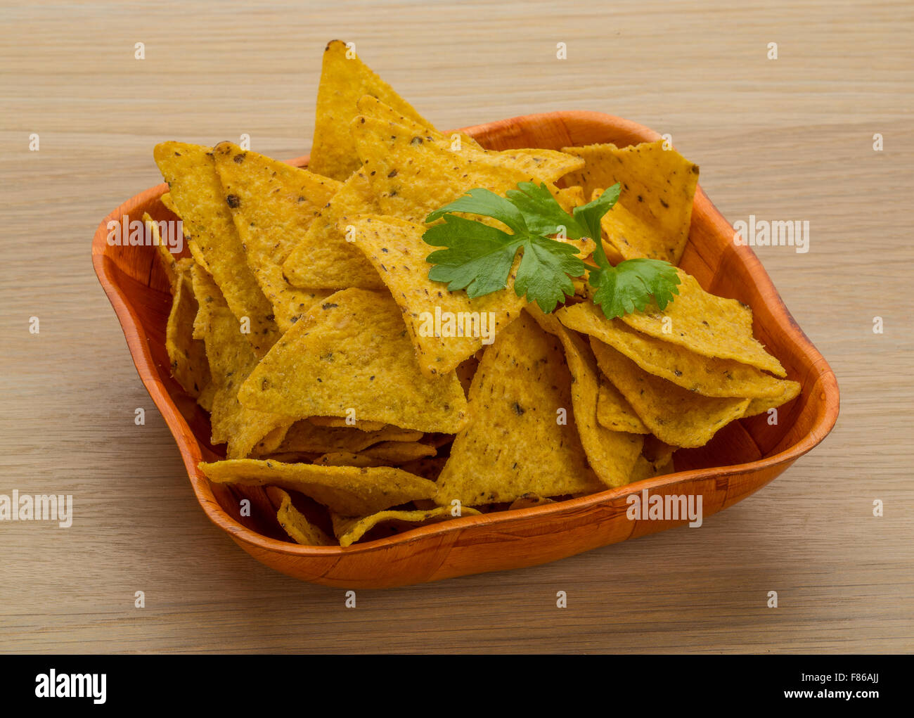 Mexican Nachos in the bowl Stock Photo - Alamy