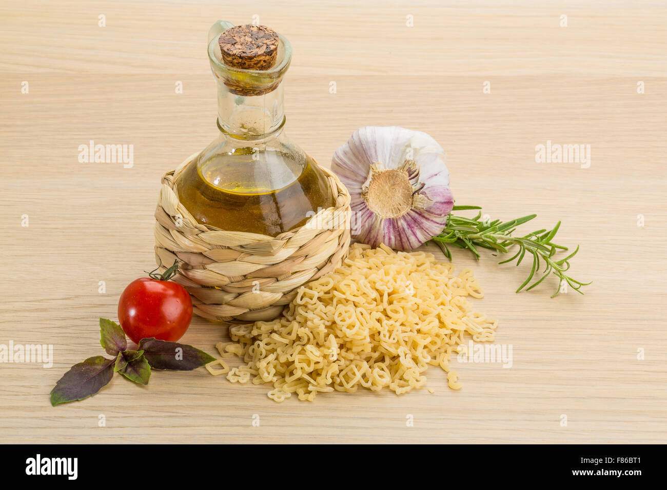 Kids italian paste - ready for cooking Stock Photo - Alamy
