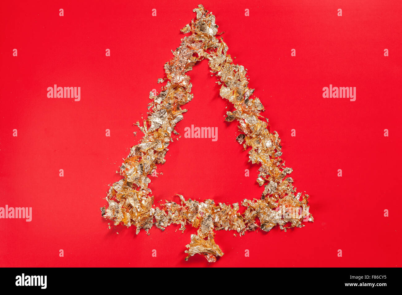Creative design of christmas background with fir tree Stock Photo - Alamy