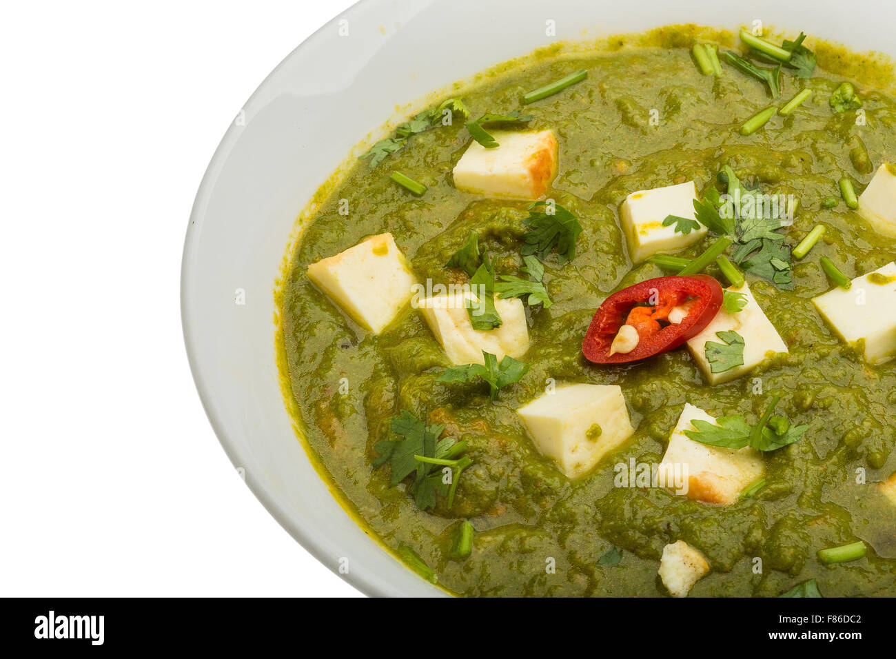 Sag Paneer - traditional Indian food Stock Photo - Alamy
