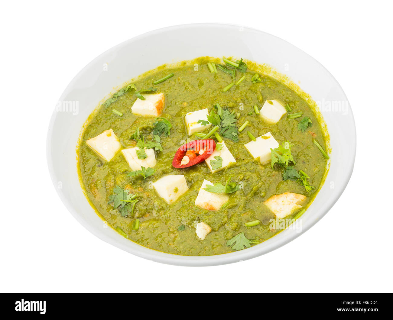 Sag Paneer - traditional Indian food Stock Photo - Alamy