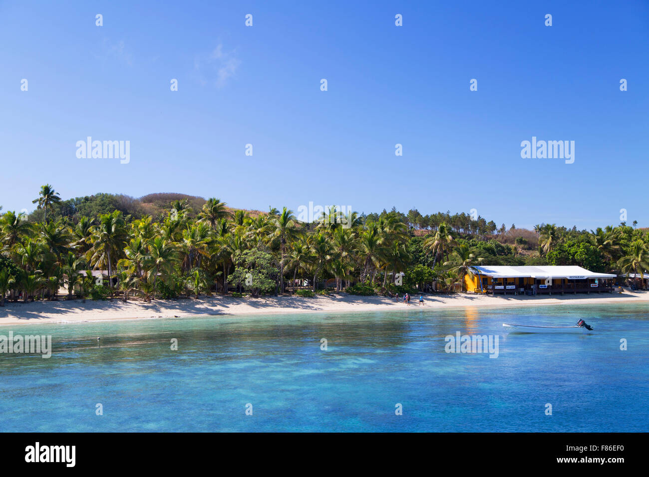 Ratu Kini Resort, Mana Island, Mamanuca Islands, Fiji Stock Photo - Alamy