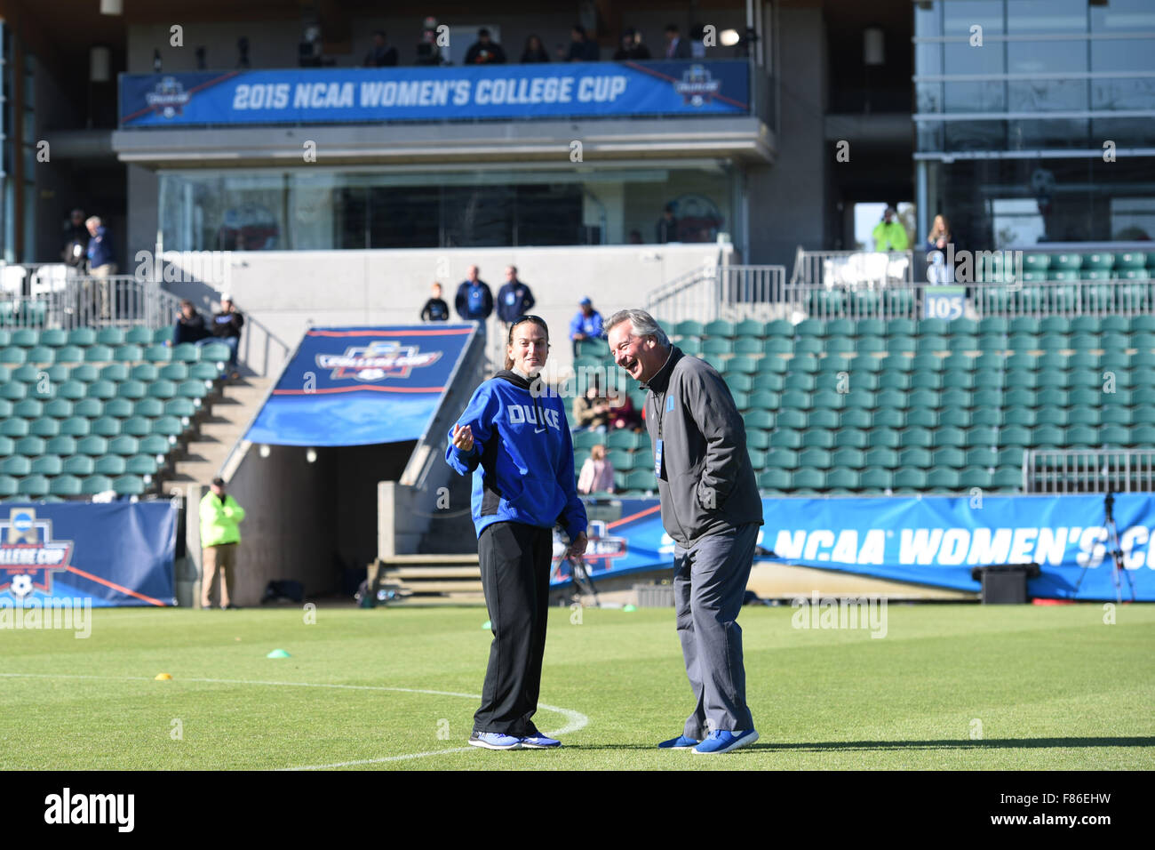 December 6, 2015: Duke Blue Devils head coach Robbie Church before NCAA ...