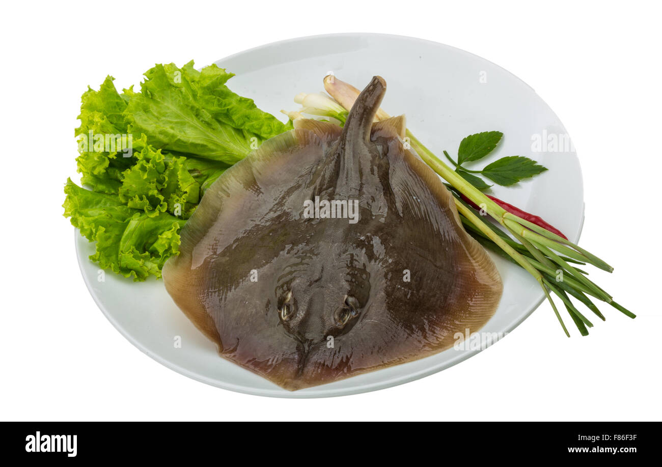 Raw Batoidea ready for cooking Stock Photo - Alamy