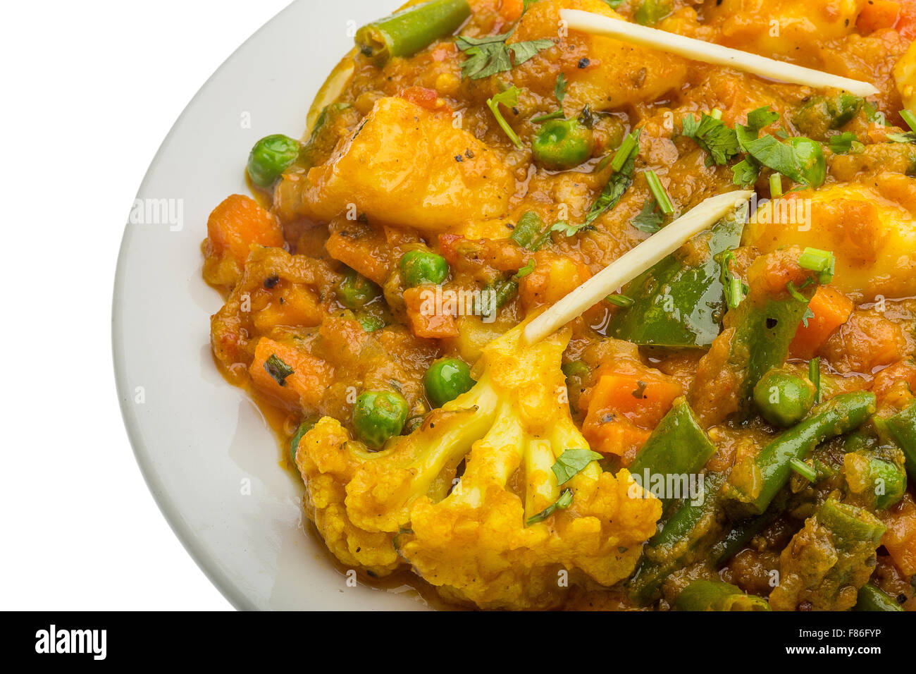 Mix vegetable masala - Indian traditional food Stock Photo - Alamy