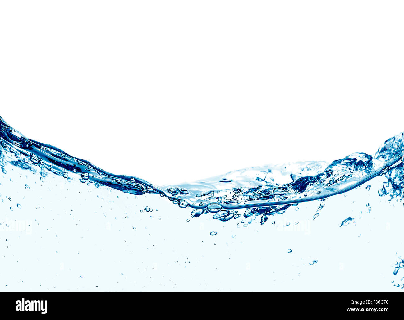 Water splash isolated on white Stock Photo - Alamy
