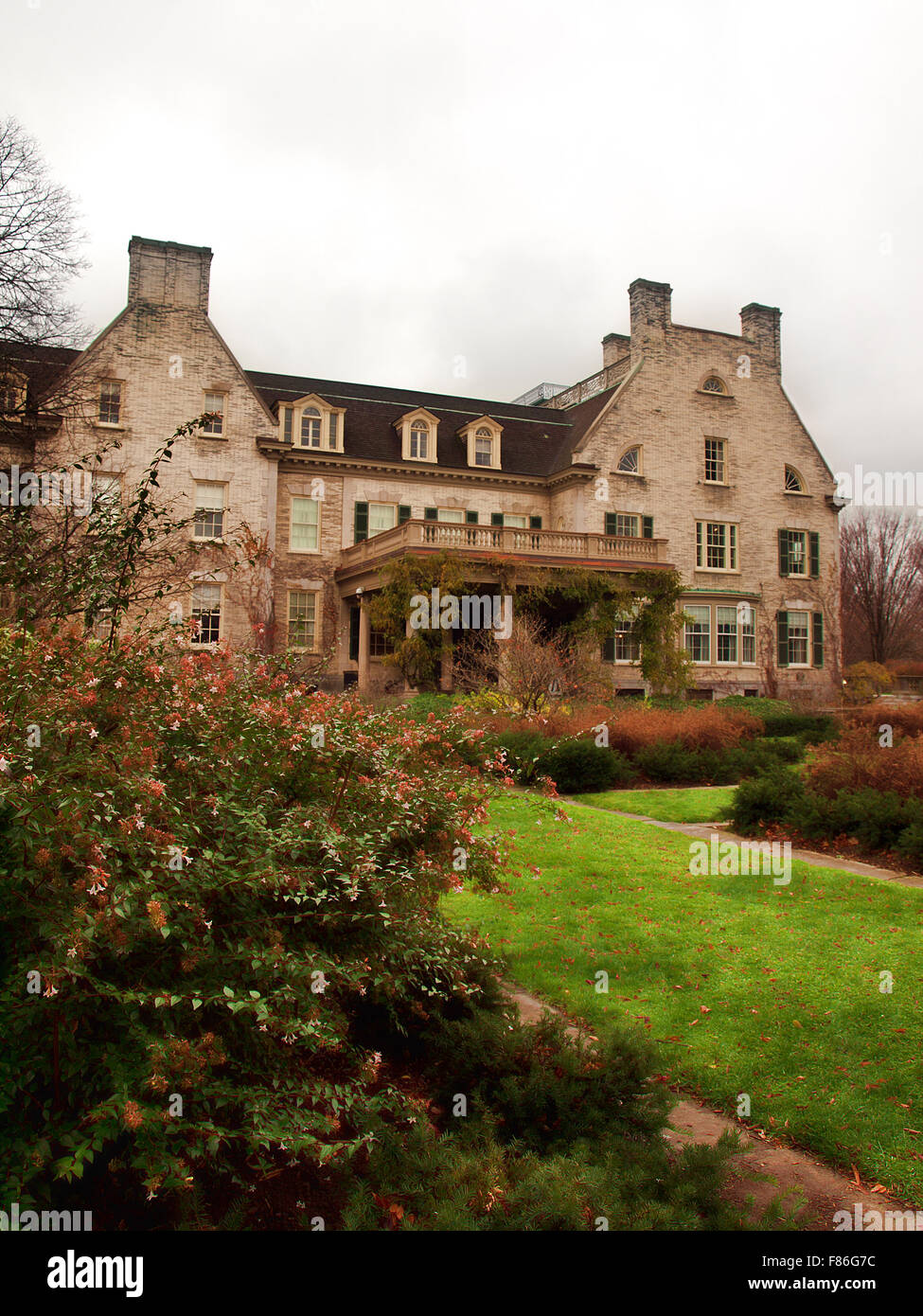 The grounds of the George Eastman House and Museum in Rochester, New ...