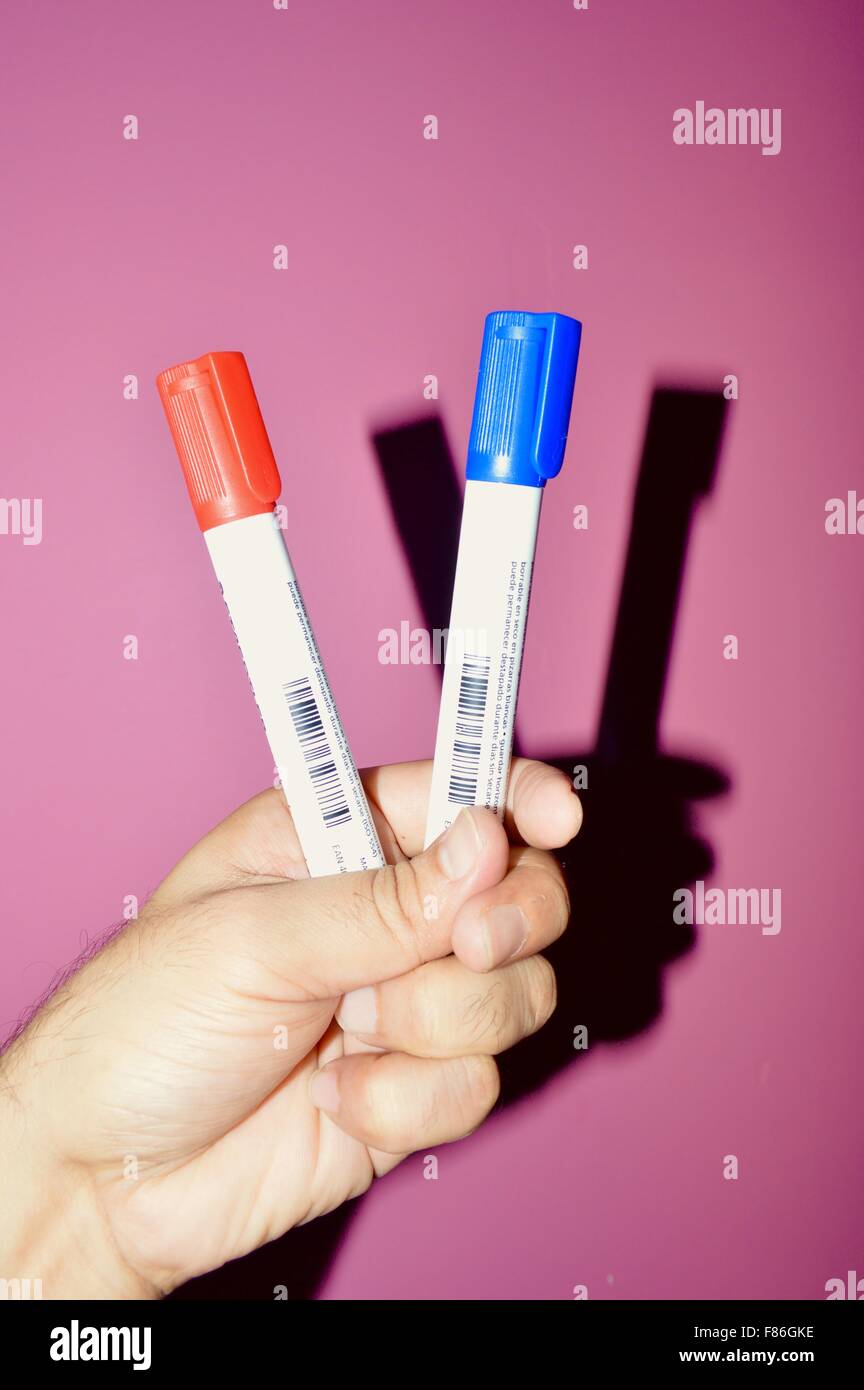 Closeup hand writing board hi-res stock photography and images - Alamy